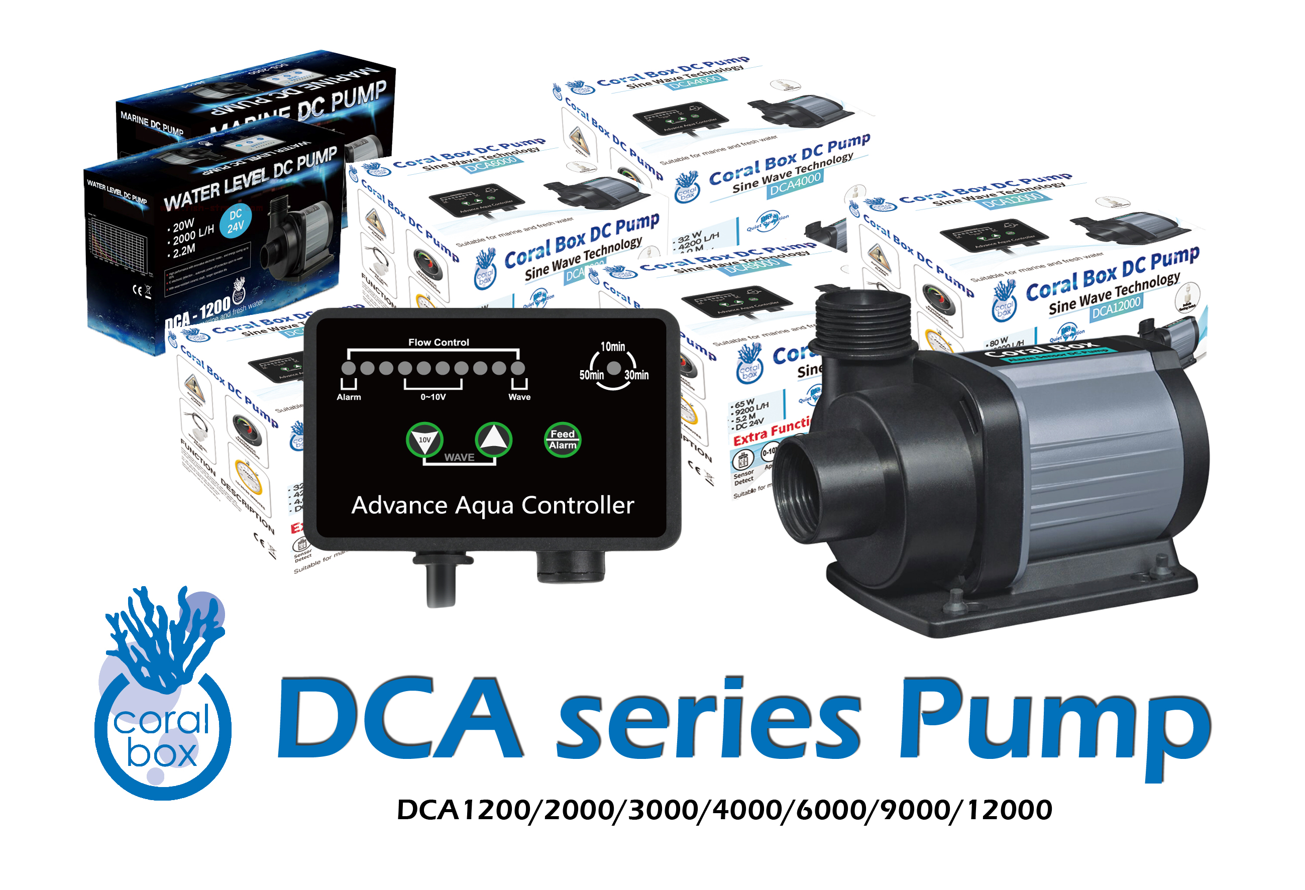 Coral Box DCA Smart DC Pump apex neptune pump DCA12000 DCA9000 DCA4000 ...