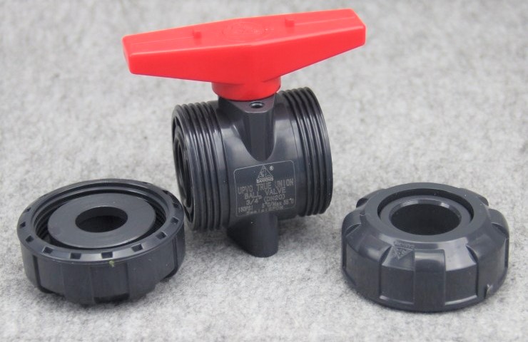 Aquarium PVC Valve Ball Gate